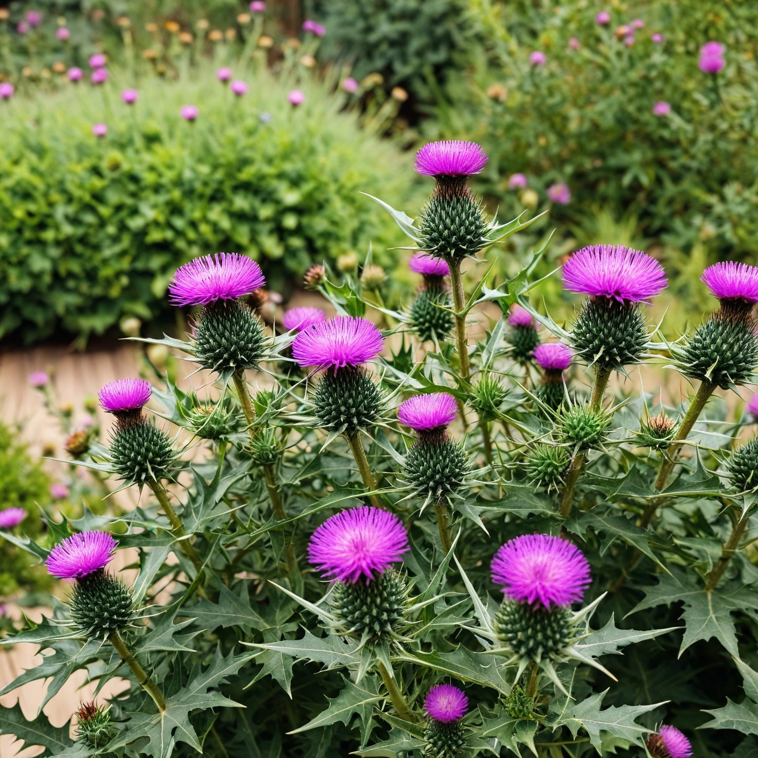 does thistle seed sprout